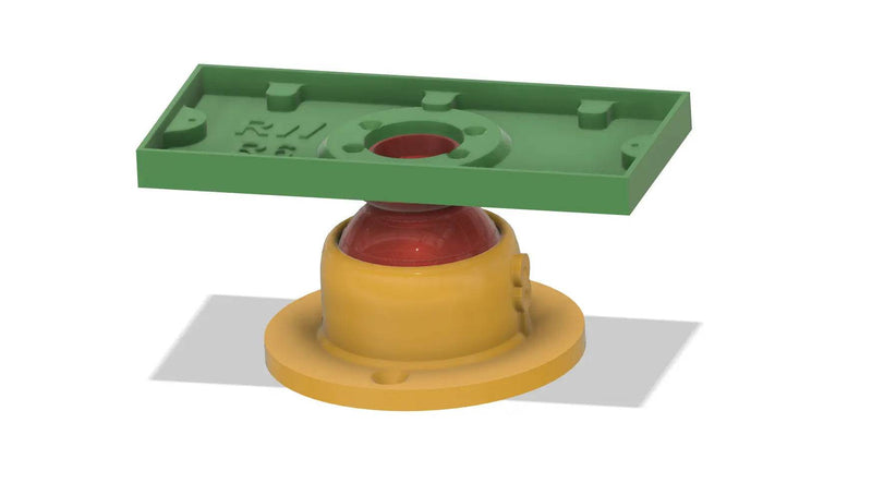 Adjustable Round Base for Video Doorbell - 35° Swivel - DoorBell Mount